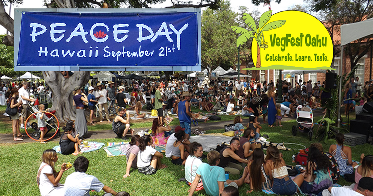 Peace Day at VegFest Oahu – Honpa Hongwanji Mission of Hawaii